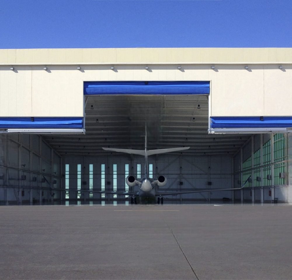 Vertical Lifting Fabric Door - High Rise Innovation - India